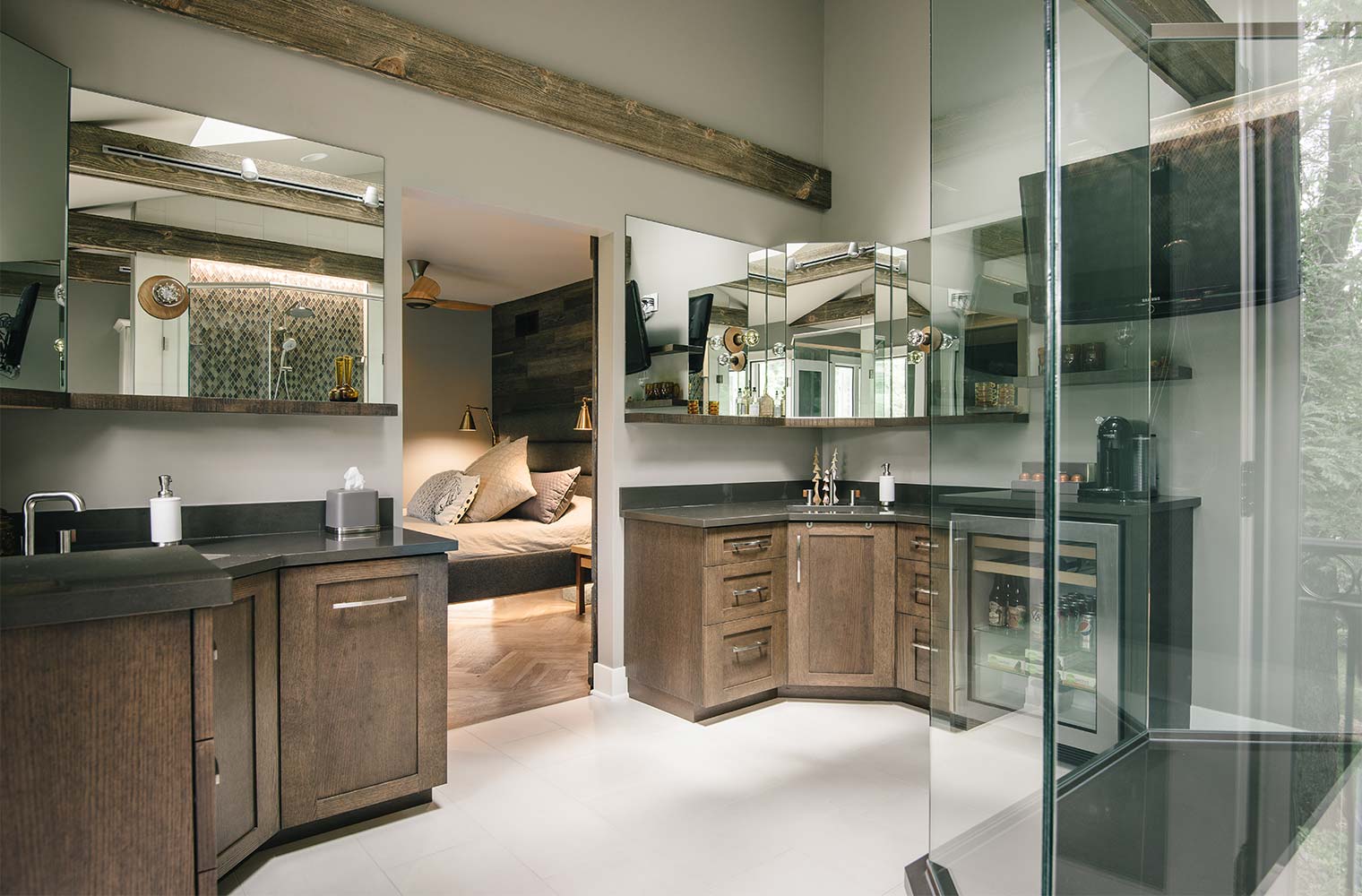 Contemporary Master Suite in Granger Delivers on Wish for Funky Style ...