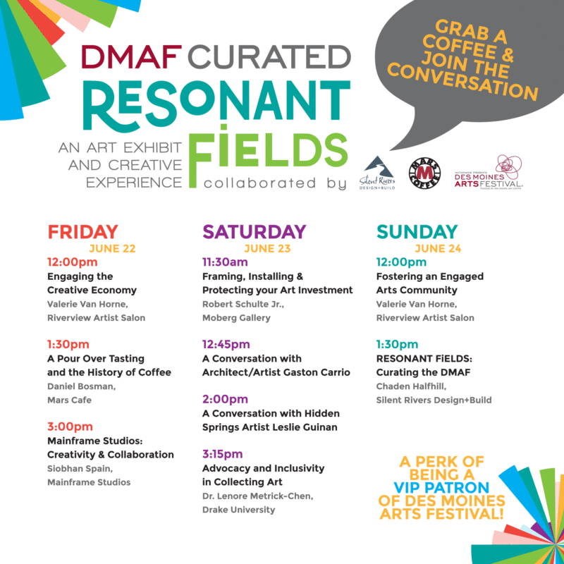 DMAF Curated: Resonant FiELDS art exhibit by Silent Rivers at Mars Cafe